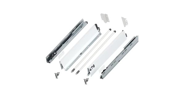 GAVETA TANDEMBOX PLUS BLUM ALTA 500MM NICHO 450MM BRANCA - Trava Forte